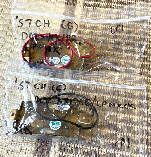 Epiphone 57 CH(G) DOT Set of Humbucker Pickups Neck & Bridge Chrome | eBay