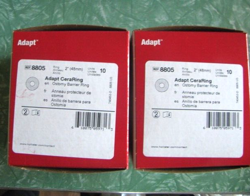 20 Hollister 8805 Adapt CeraRing Barrier Rings 2" (48mm) Exp 2028 2 ...