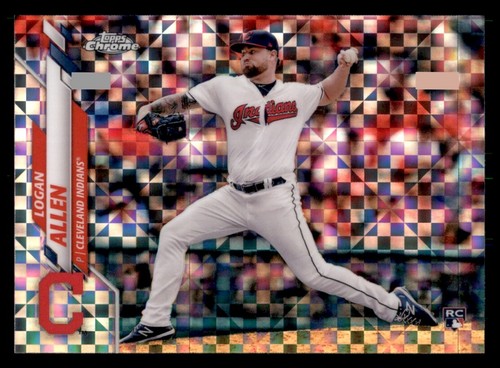 2020 Topps Chrome Logan Allen Xfractor Rookie RC #155 Refractor ...