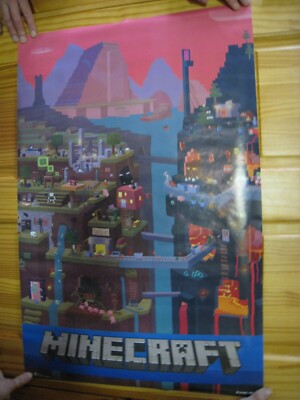 Minecraft Affiche De le Jeu Vidéo | eBay