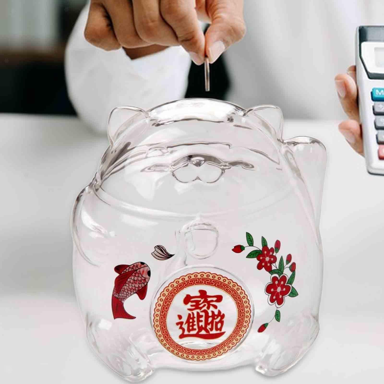 Piggy Bank Ornament Storage Money Saving Pot Money Saving Box for Adult ...