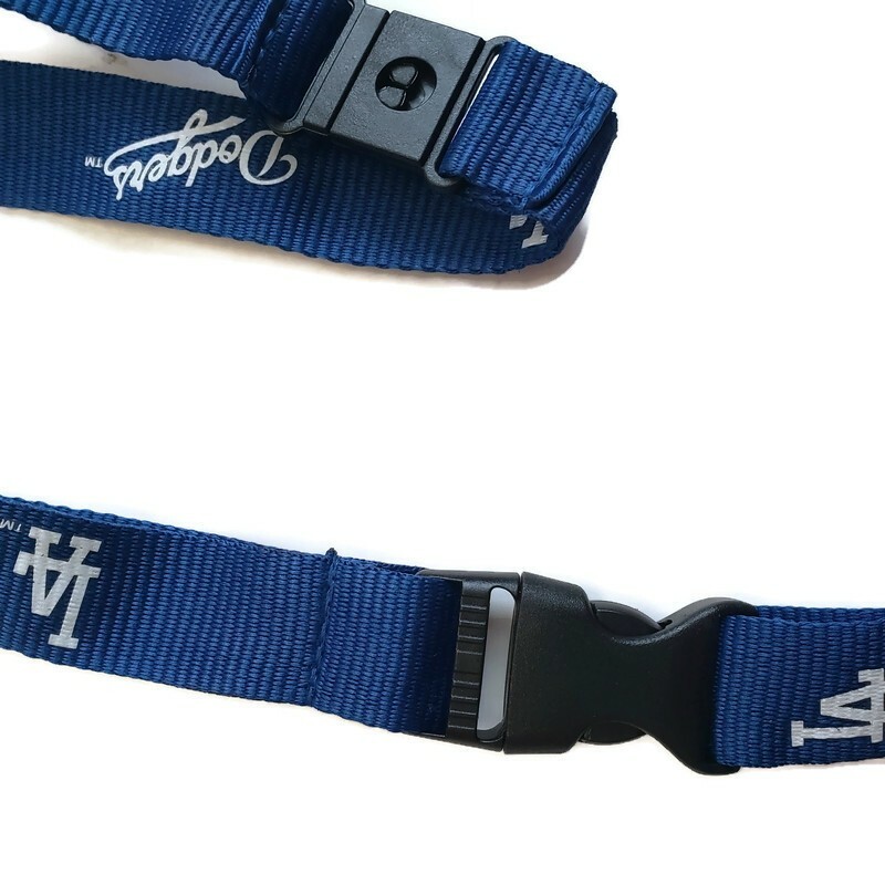 Los Angeles Dodgers Lanyard Key Chains w/Detachable Buckle 21"L x 3/4"W ...