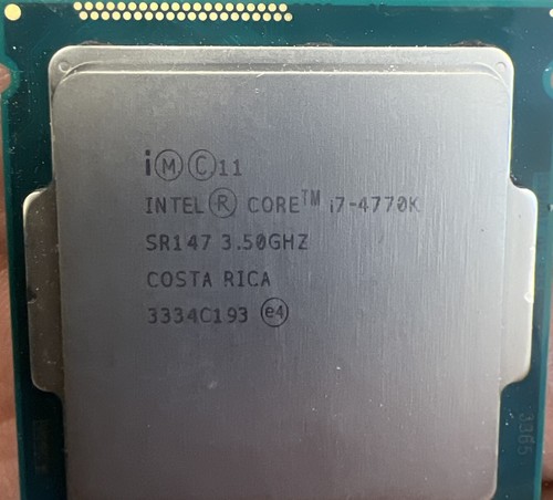 Intel Core i7-4770K SR147 3.50GHz Quad-Core Desktop Processor CPU -USED ...