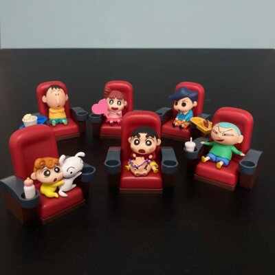 RE-MENT Crayon Shin-Chan Mini Figure Movie Theater Toy Decoration ...