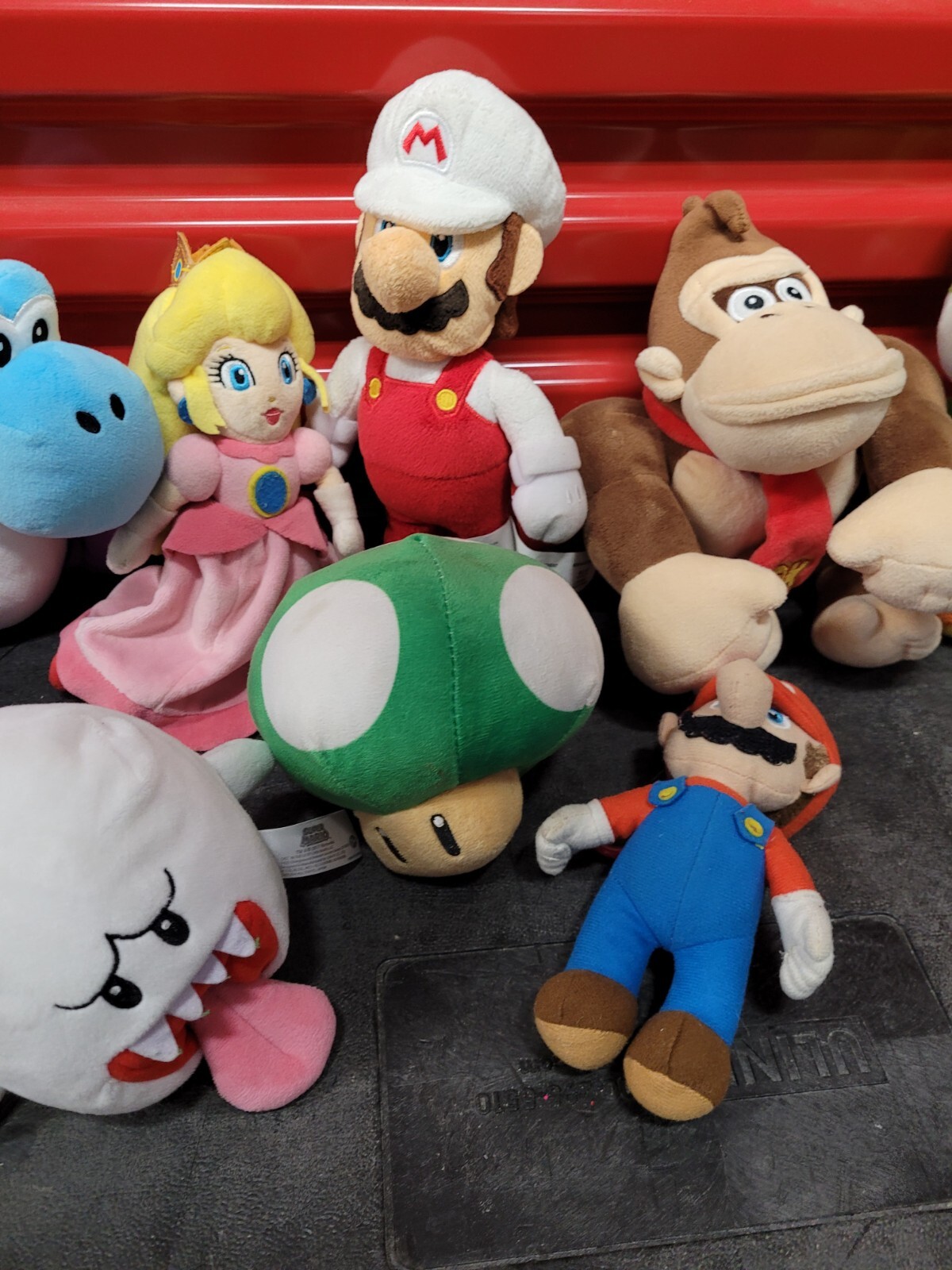 Super Mario Plush Lot Brothers Nintendo Figures Stuffed Set Boo Yoshi ...