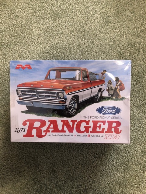 Never Opened MOEBIUS 1/25 scale 1971 Ford Ranger XLT Pick Up Model Kit ...