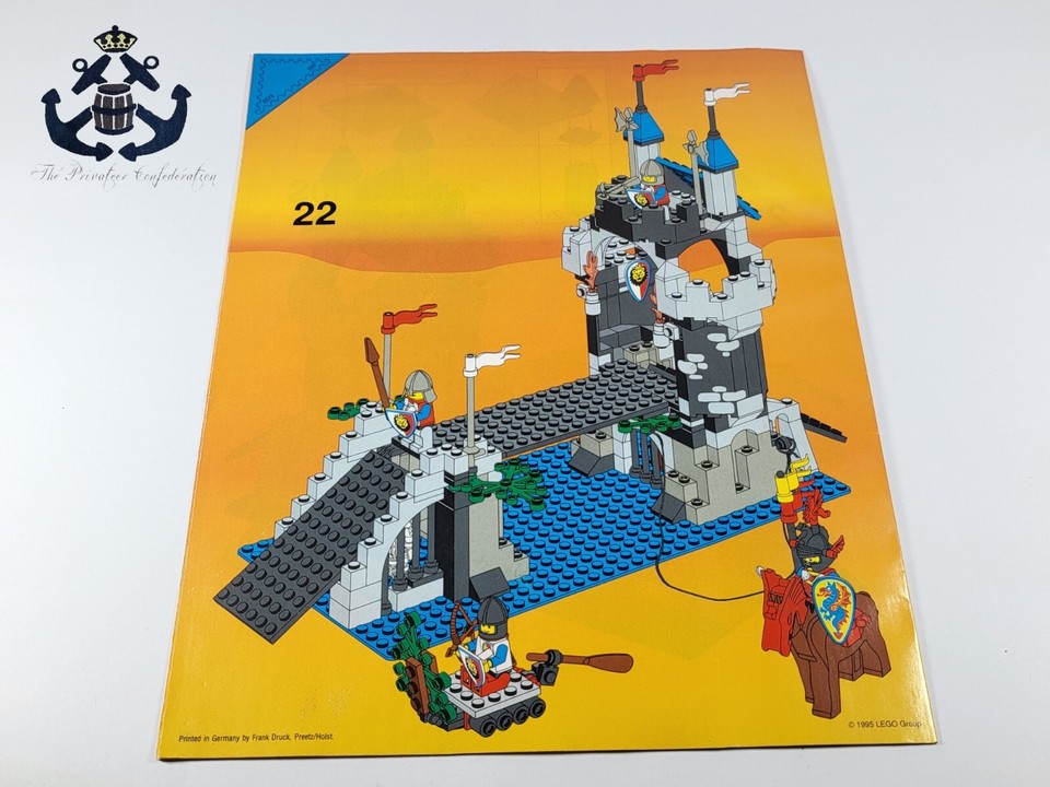 LEGO 1990s Castle Royal Knights Drawbridge Set 6078 (Instruction Manual ...