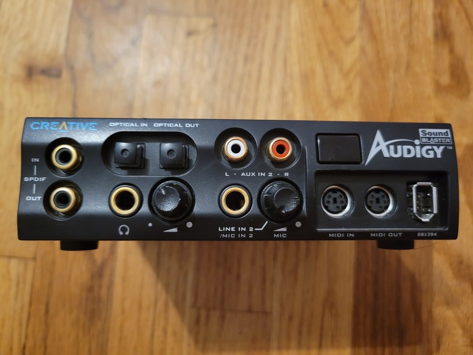 Sound Blaster Creative Labs Audigy eX SB0100 External Box Only NO ...