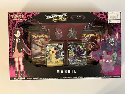 New/Sealed - Pokemon TCG Champion's Path - Marnie Premium Collection ...