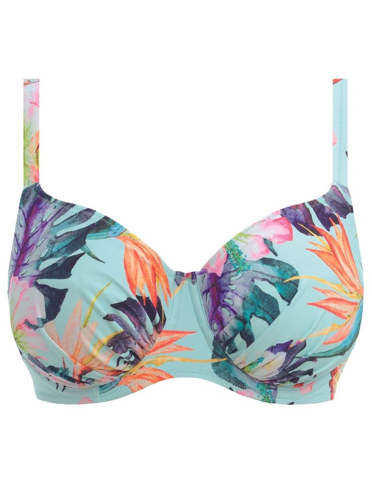 32HH Fantasie Paradiso Bikini Top Underwired Gathered Full Cup Swimwear ...