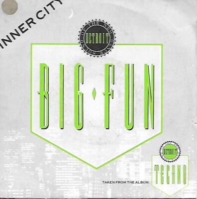 Inner City : Big Fun [Vinyle 45 Tours 7"] 1988 - TRES BON ETAT | eBay