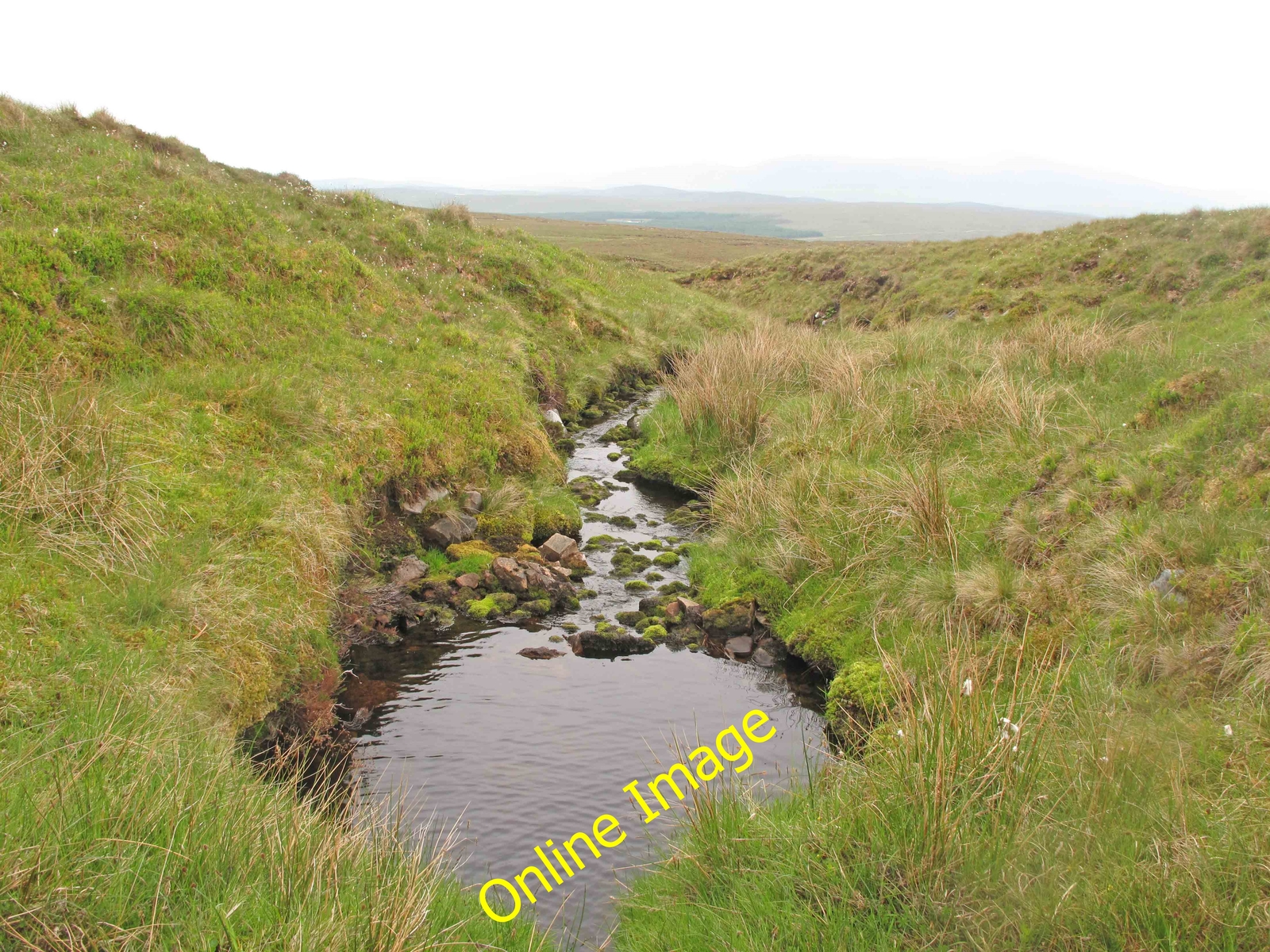 Photo 12x8 Allt Cuil na Sithe Carn an Tionail/NC5747 A burn on the ...