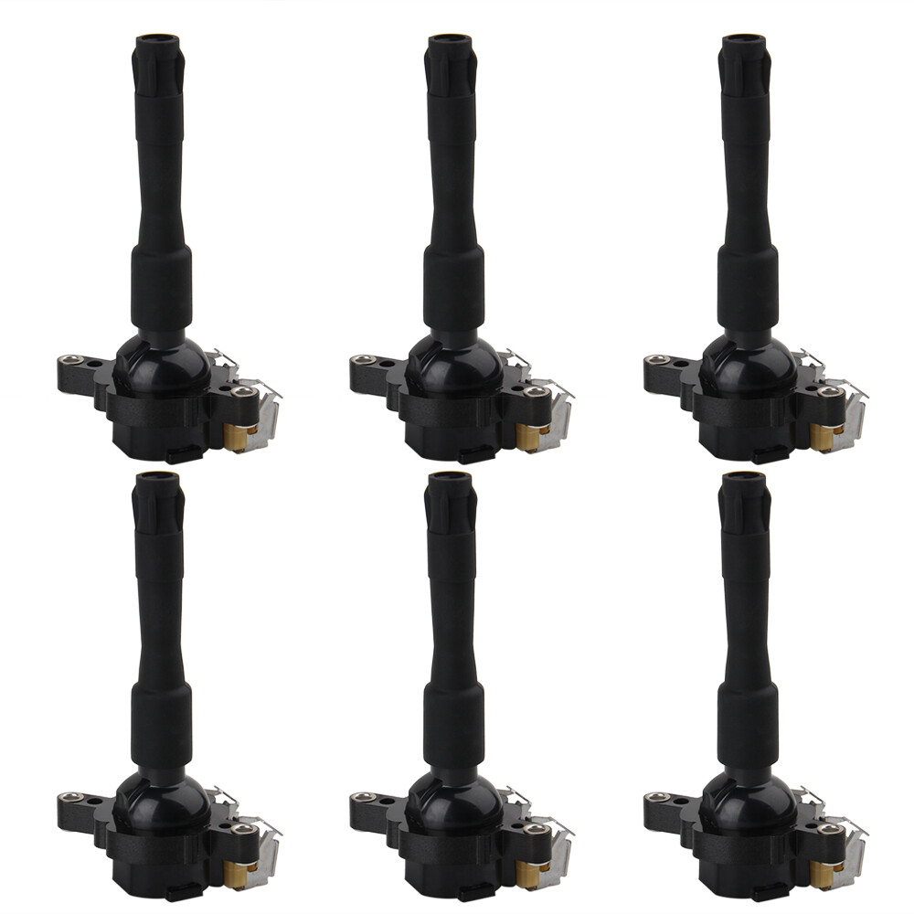 6PC/Set IGNITION COILS FOR BMW E46 E39 X5 E36 323i 325i 328i 330i M3 M5 ...
