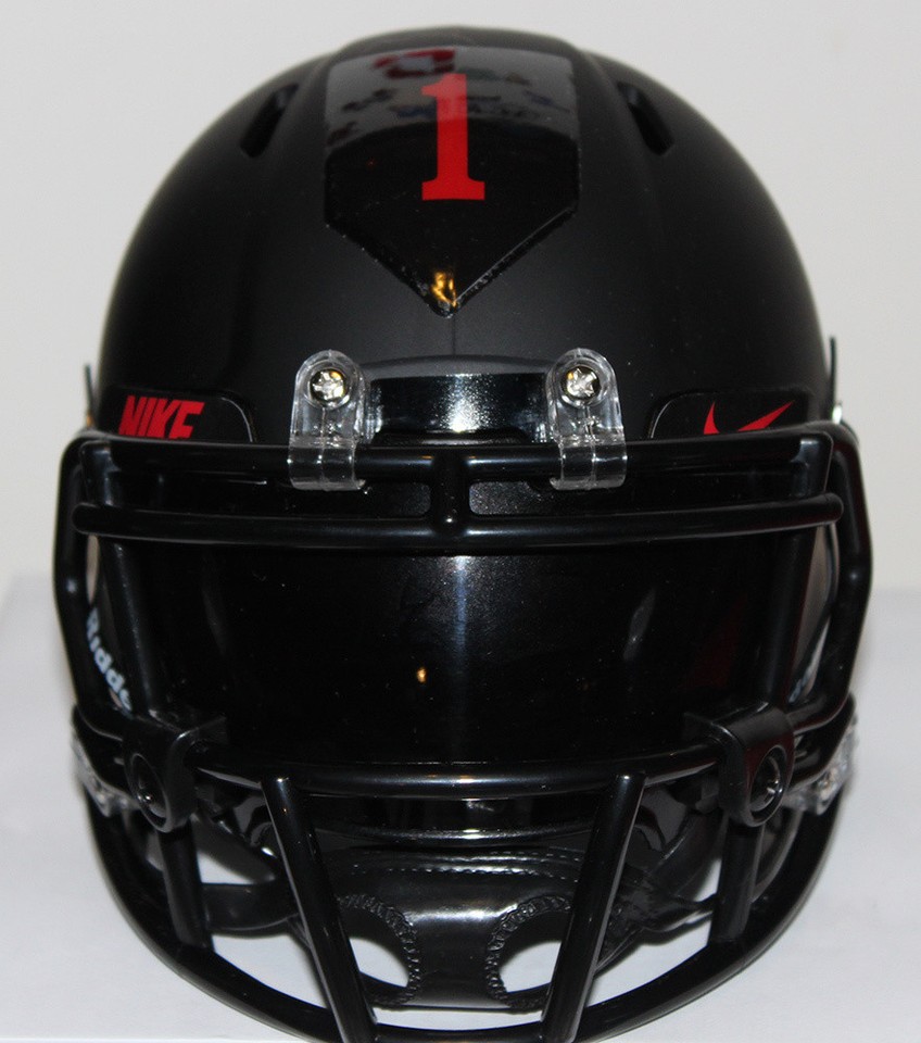 2018 Army Black Knights Big Red One Custom Riddell Mini Helmet vs Navy ...