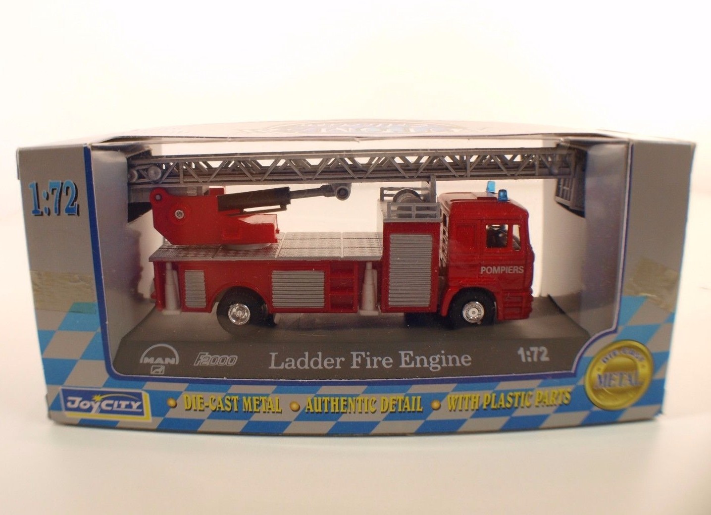 Automaxx Camion Man Pompieri Scala Fire Engine 1/72 Nuovo IN Scatola ...