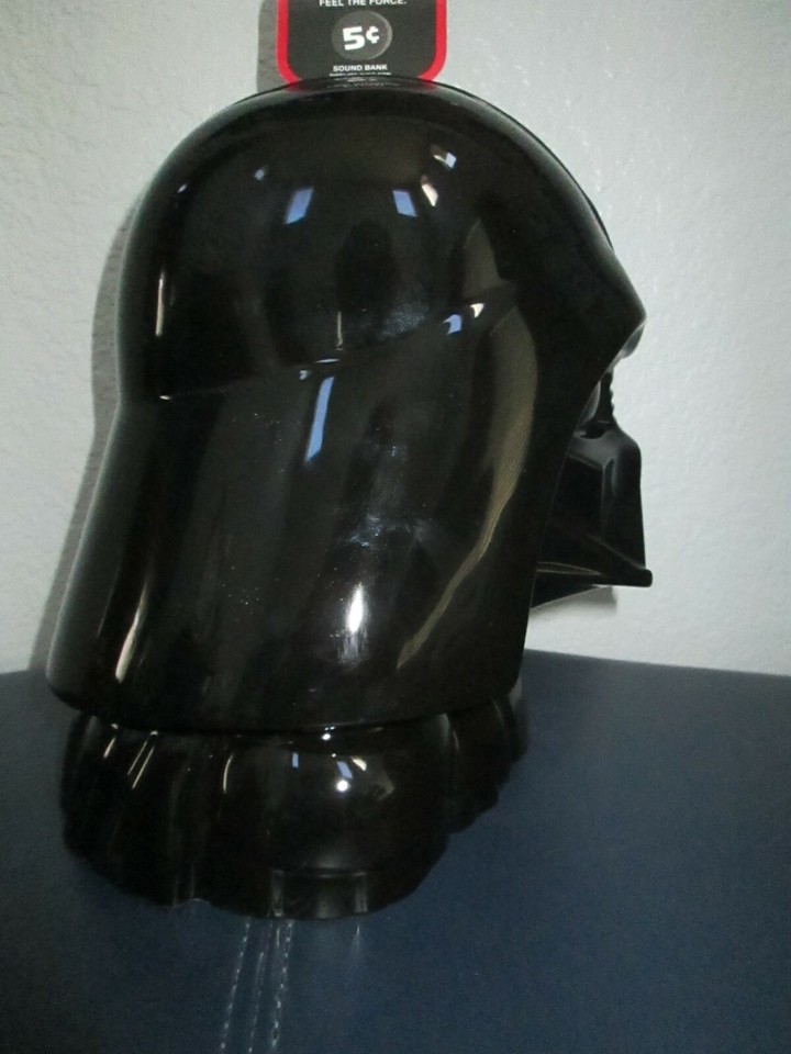 Large 9" Talking Ceramic Hallmark Star Wars Darth Vader Helmet Piggy ...