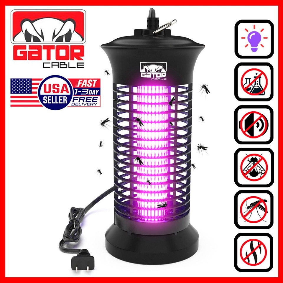 Electric Mosquito Insect Fly Bug Zapper Killer LED Light Trap Pest ...