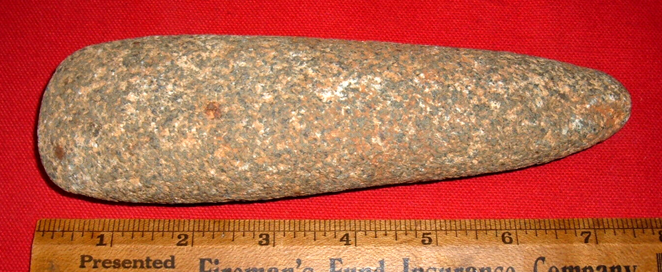 Select Large (7.5") Sahara Neolithic Granite Celt, Axe, Ancient African ...