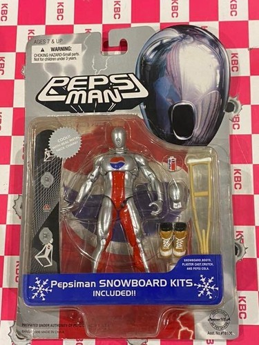 PEPSI MAN Snowboarding Pepsiman Ultra Free Pose Figure 150mm BANDAI ...