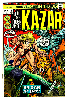 KA-ZAR #5 in VF condition a 1974 MARVEL Bronze Age comic | eBay