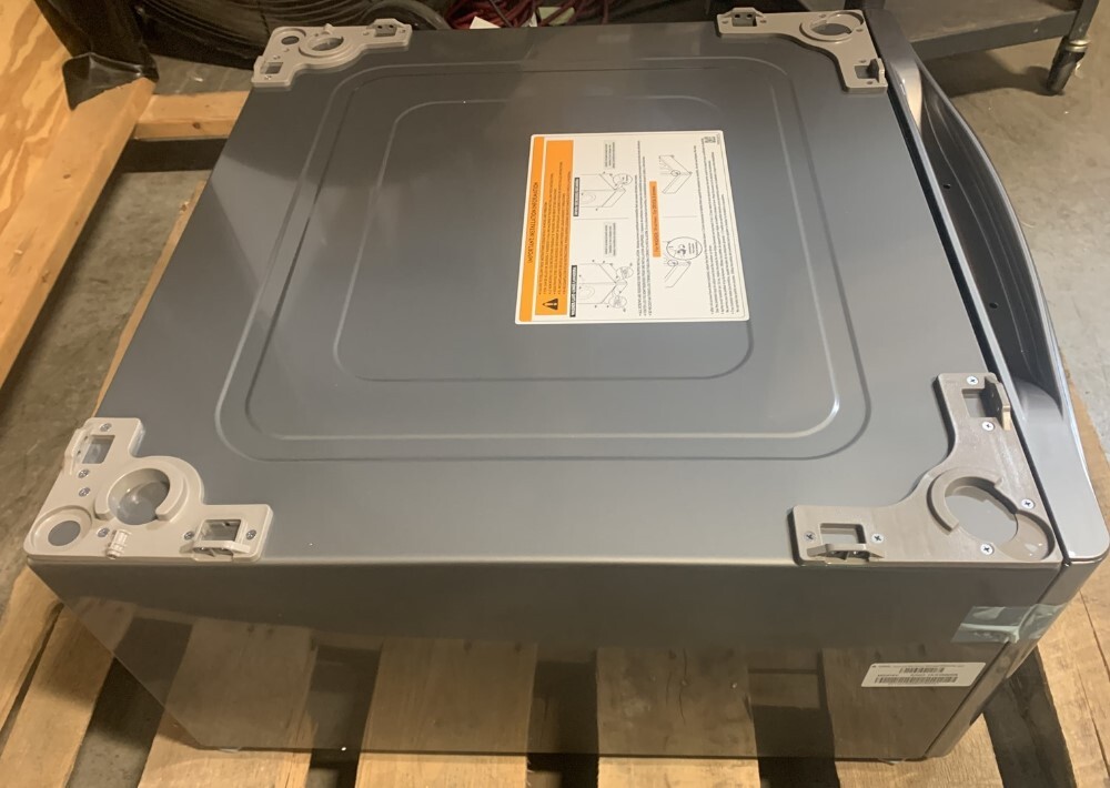 LG WDP4V 27" Universal Graphite Steel Laundry Pedestal w/ Storage ...