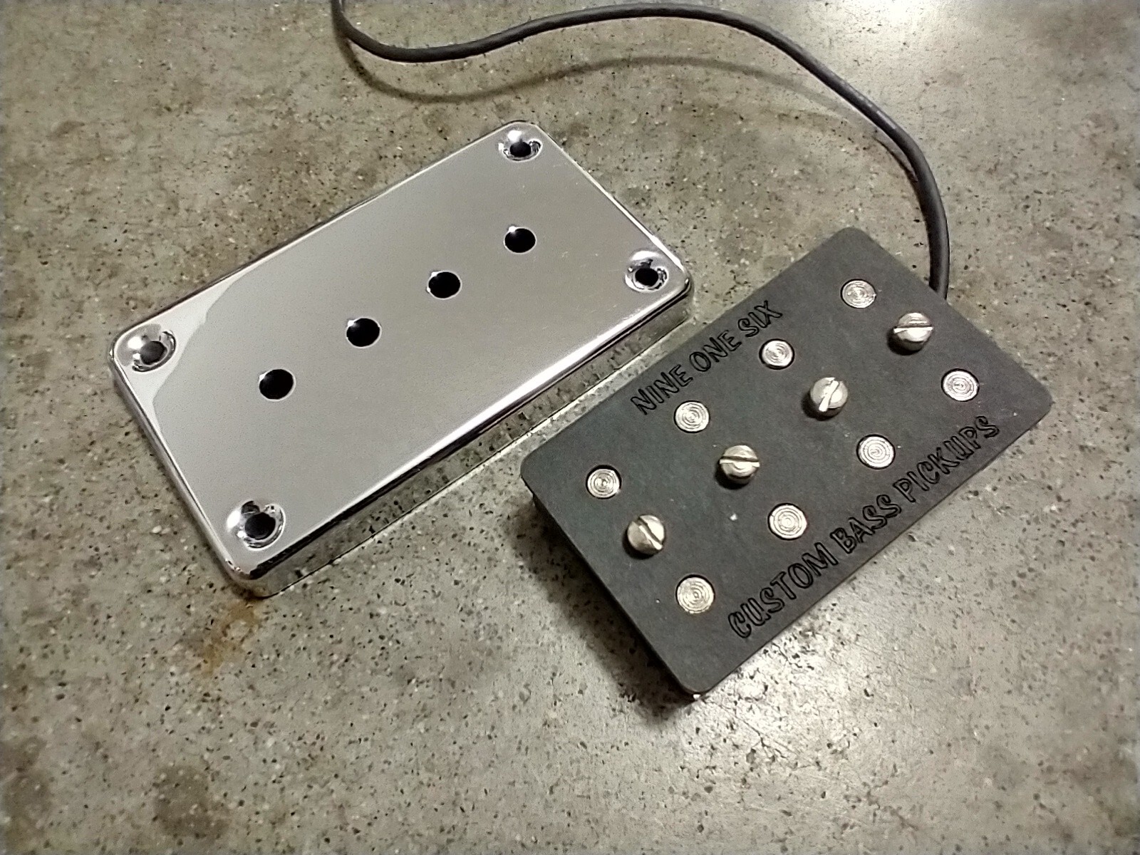 51.4mm Neodymium EB-O Humbucker Bass Pickup With Cover - 916 Pickups ...