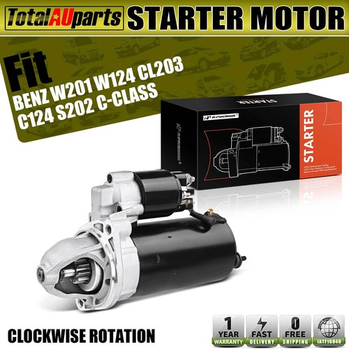 Starter Motor for Mercedes Benz W202 W203 W124 CL203 124 190 C-Class 3 ...