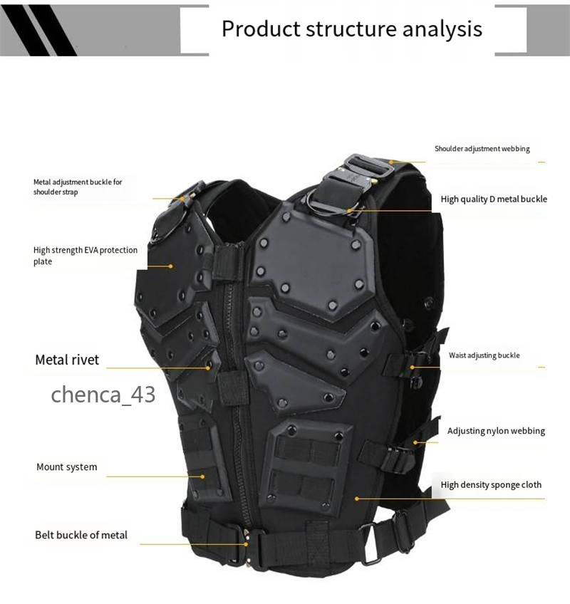 Outdoor Special Forces Sports Tactical Vest CS Protective Combat Vest ...