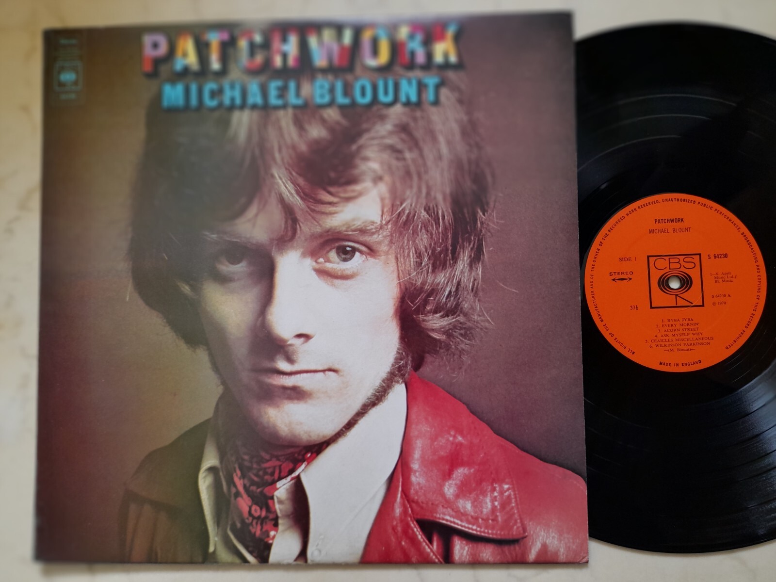 MICHAEL BLOUNT Patchwork *1970 UK ACID-FOLK-PSYCH ORIGINAL CBS VINYL LP ...