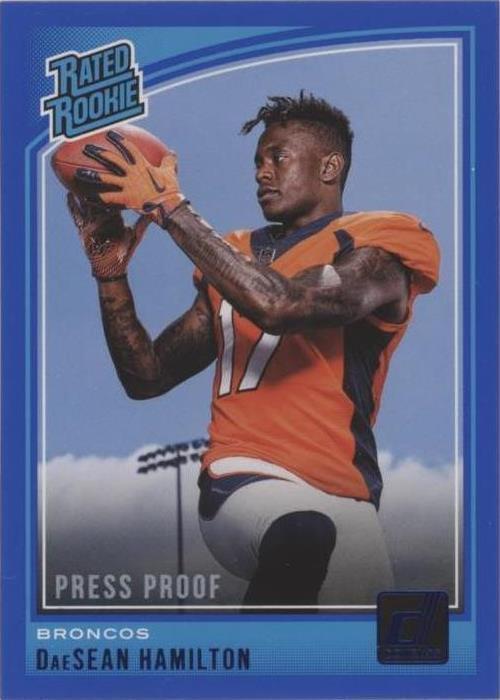 2018 Panini Donruss - Rated Rookie DaeSean Hamilton #338 Press Proof ...