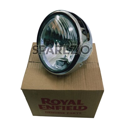 Genuine Royal Enfield GT & Interceptor 650 "Chrome Headlight Headlamp ...