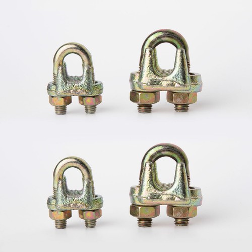 Heavy Duty Wire Rope Grips Clamp Cable Steel Metal Wire U Bolts Fixing ...