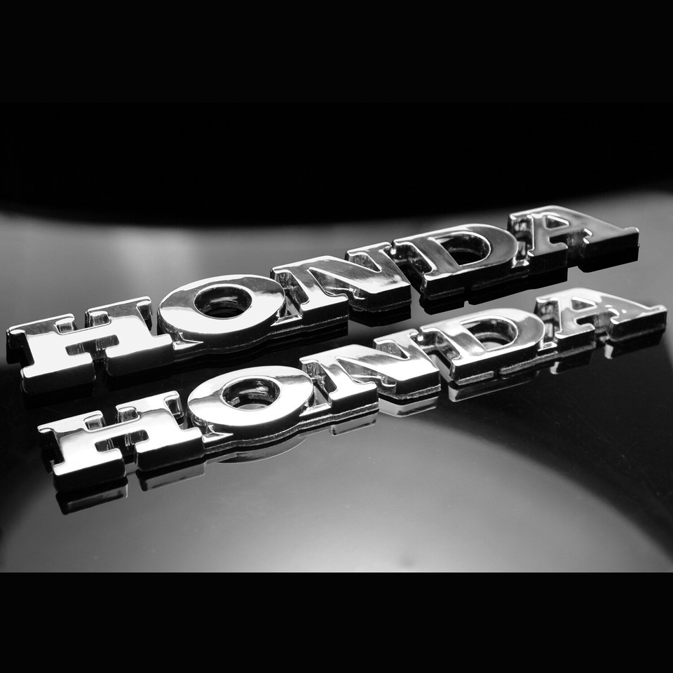 6" Chrome 4mm Thick 3D Emblem Decal Fairing/Fender/Tank Logo Sticker ...