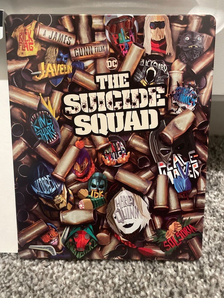 THE SUICIDE SQUAD 4K STEELBOOK (4K UHD Blu-Ray) Best Buy Exclusive OOP ...