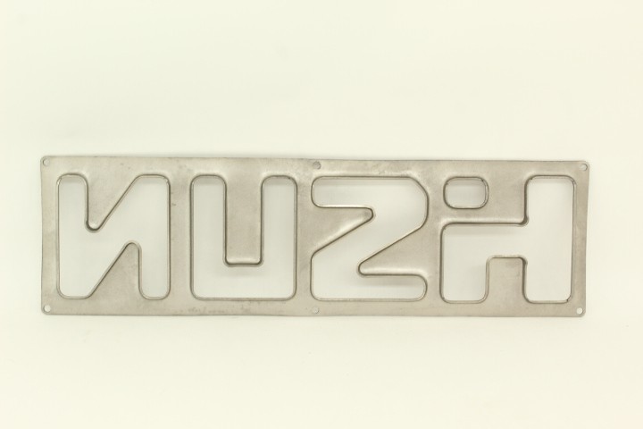 BODY, BUMPER, HISUN LOGO PLATE, SILVER COLOR, Tailgate, Box, Bed | eBay