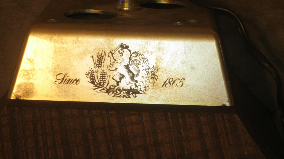 HAMM'S BEER VINTAGE ROTATING LIGHTED LANTERN SHAPED SIGN FOUR DIFFERENT ...