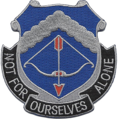 ARMY 245TH AVIATION REGIMENT NOT FOR OURSELVES ALONE EMBROIDERED PATCH ...