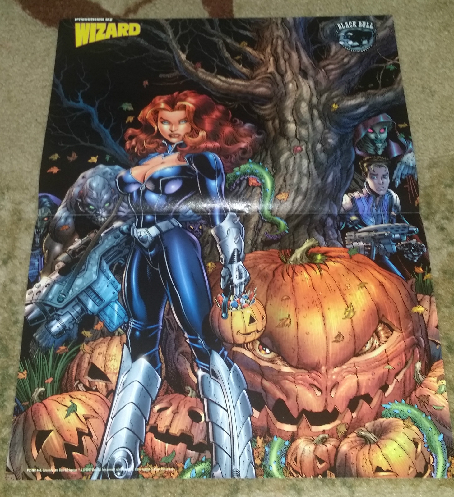 GATECRASHER/X-MEN DOUBLE SIDED POSTER(~10" X 14")LIGHT CREASE-WIZARD-BB ...