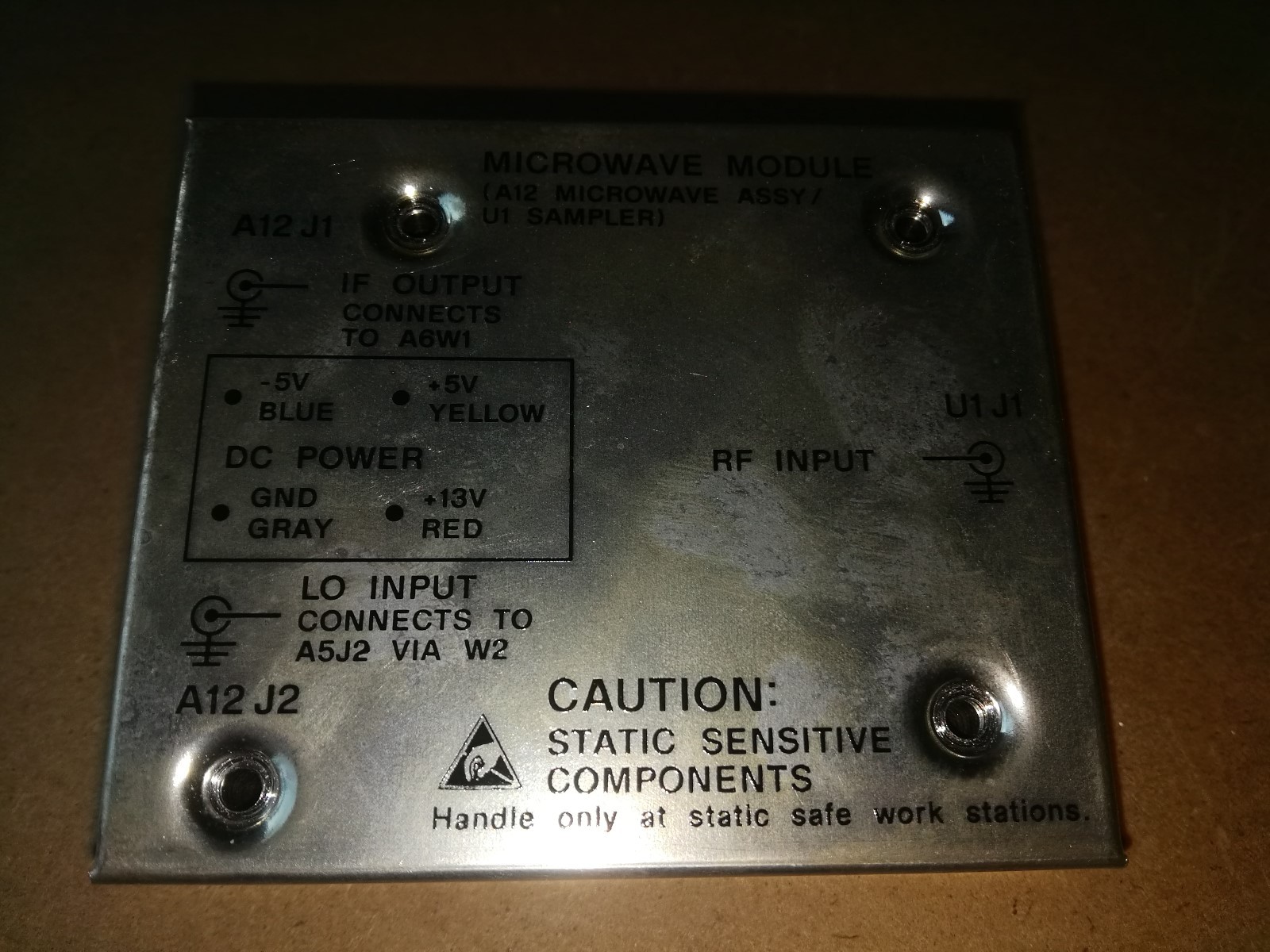 A12 Microwave Assy / Microwave Module for HP 5347A Counter/ Power Meter ...