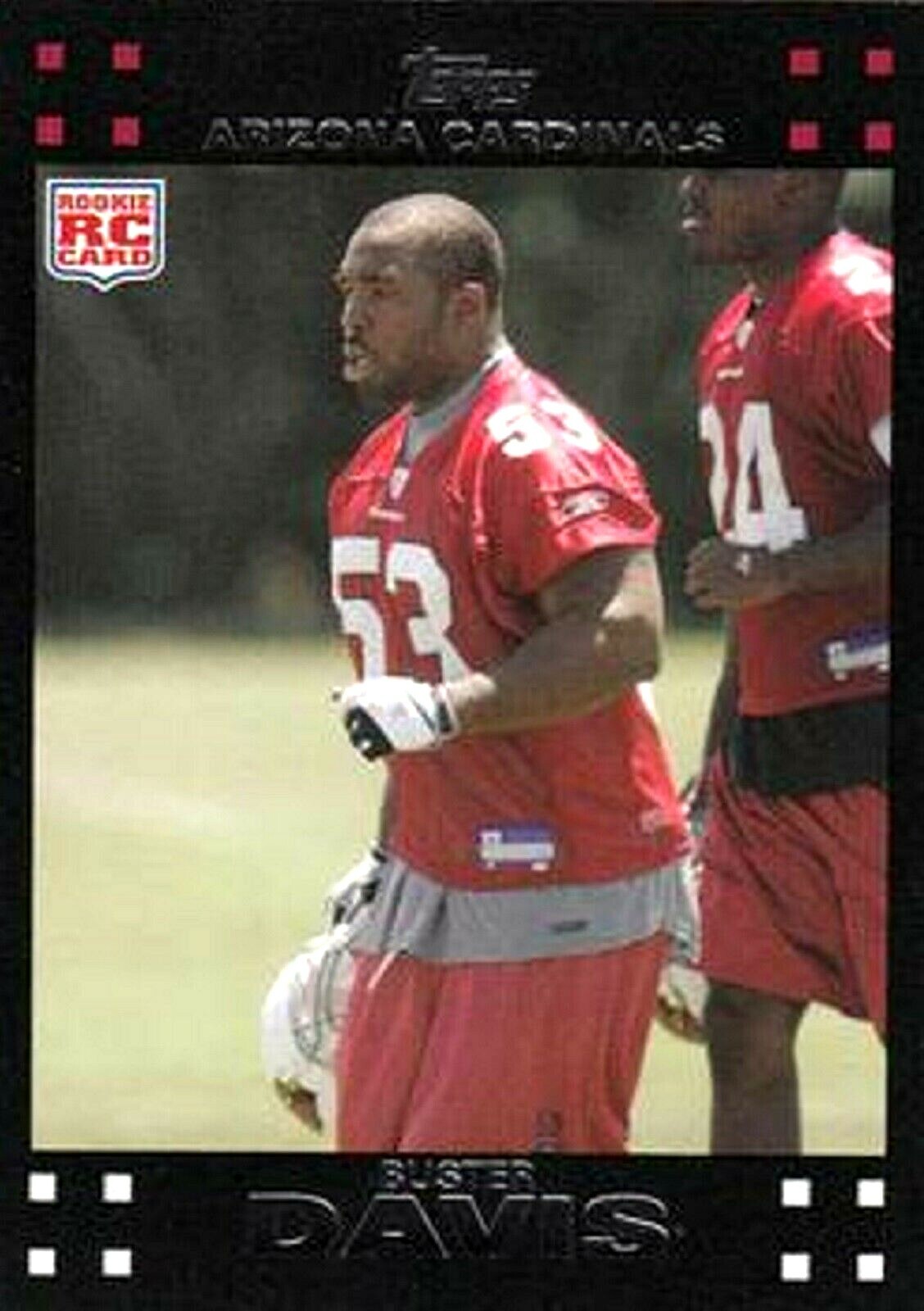 2007 Topps #365 Buster Davis RC Arizona Cardinals | eBay