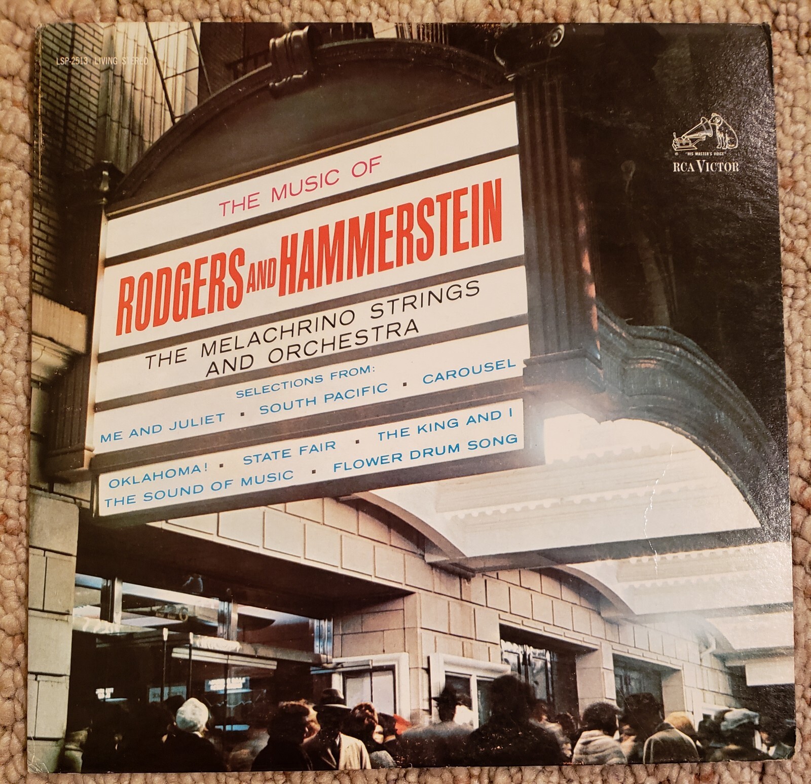 1962 Vinyl LP, “The Music of Rodgers and Hammerstein", LSP-2513, RCA ...