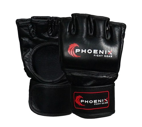 Phoenix Fight Gear - Flight MMA Fight Gloves - Black - For Sparring and ...