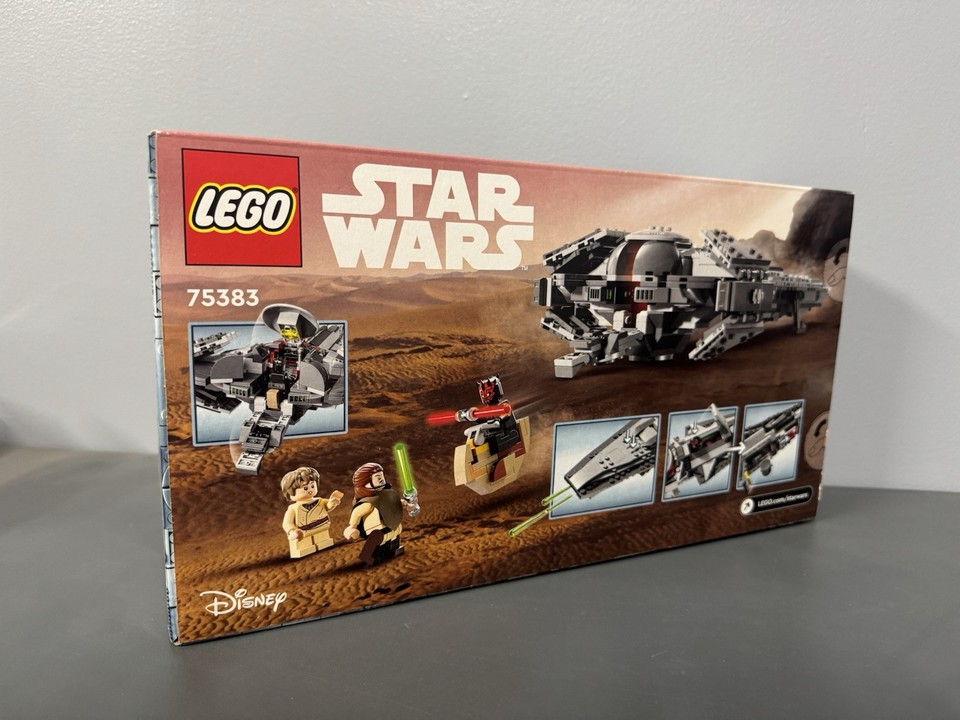 Lego 75383 Sith Infiltrator Sealed with Rare Variant Qui-Gon Jinn | eBay