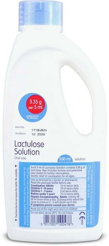 Lactulose Solution For Constipation and Discomfort 500ml UK Pharmacy ...