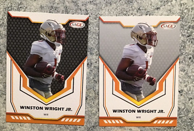 2024 Sage #29 Winston Wright Jr 2 card LOT w/ Silver Free Shipping | eBay
