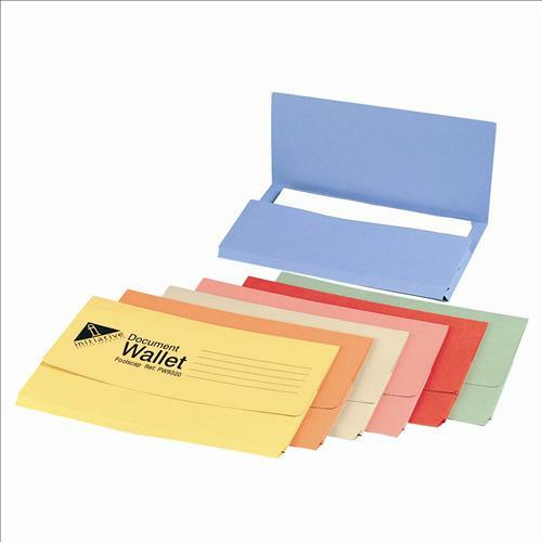 Document Wallets Paper Cardboard Files Folders pack 10 colour choice | eBay