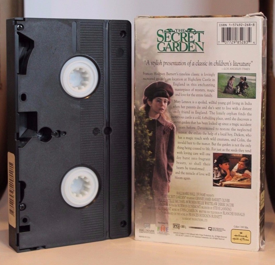 The Secret Garden Hallmark Hall of Fame VHS 1987 Vtg Television Movie ...