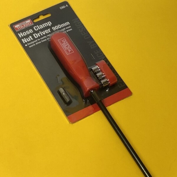 Toledo CND-4 Hose clamp nut driver 900 mm flexible shaft for 6, 7, 8 mm ...