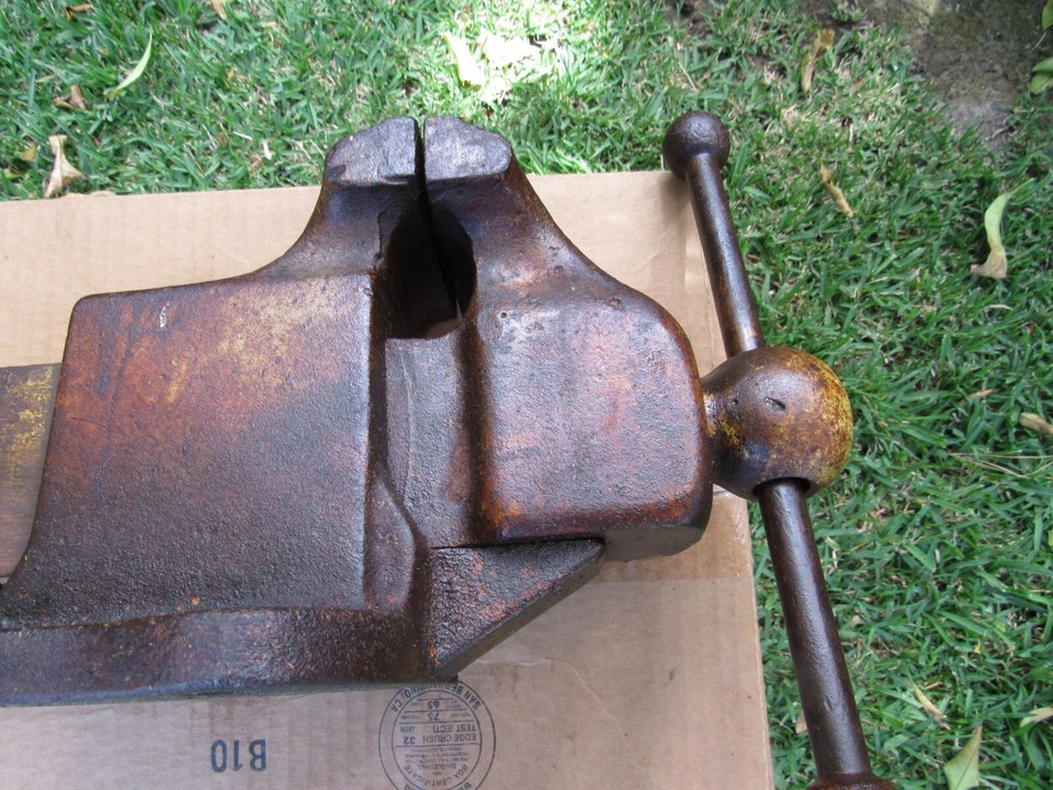 Vintage Reed Mfg Co. Mechanics Bench Vise Erie Pa USA No. 104 R | eBay