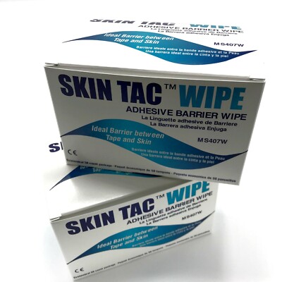 Skin Tac Adhesive Barrier Wipes (Box of 50 wipes) | eBay UK